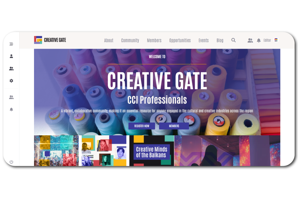 Creative Gate - Platform Development - Represent Macedonia